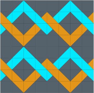 Chevron Interlocking Quilt Block Pattern: A Step-by-Step Tutorial ...