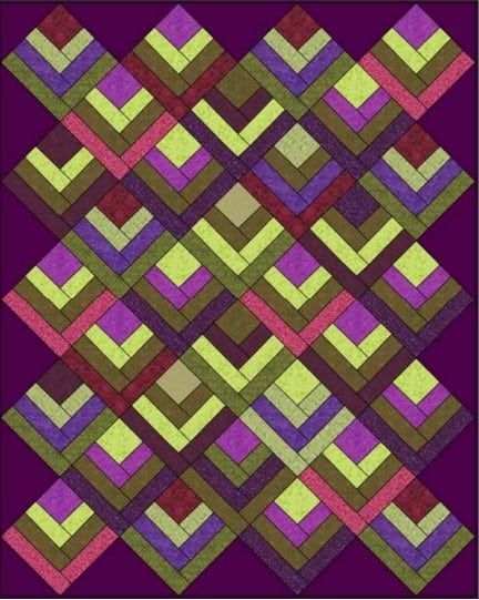 Half Log Cabin Quilt: A Step-by-Step Guide for Quilters - Creative ...