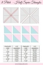Easy Half Square Triangle Quilt Block Patterns - Creative.craftsforlove.com
