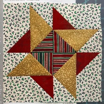 Wheat Fields Quilt Block – Free Tutorial - Creative.craftsforlove.com