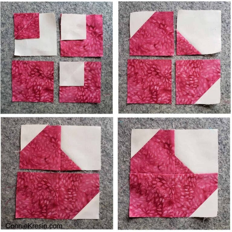Morning Glory Flower Block - Quilt Pattern - Creative.craftsforlove.com