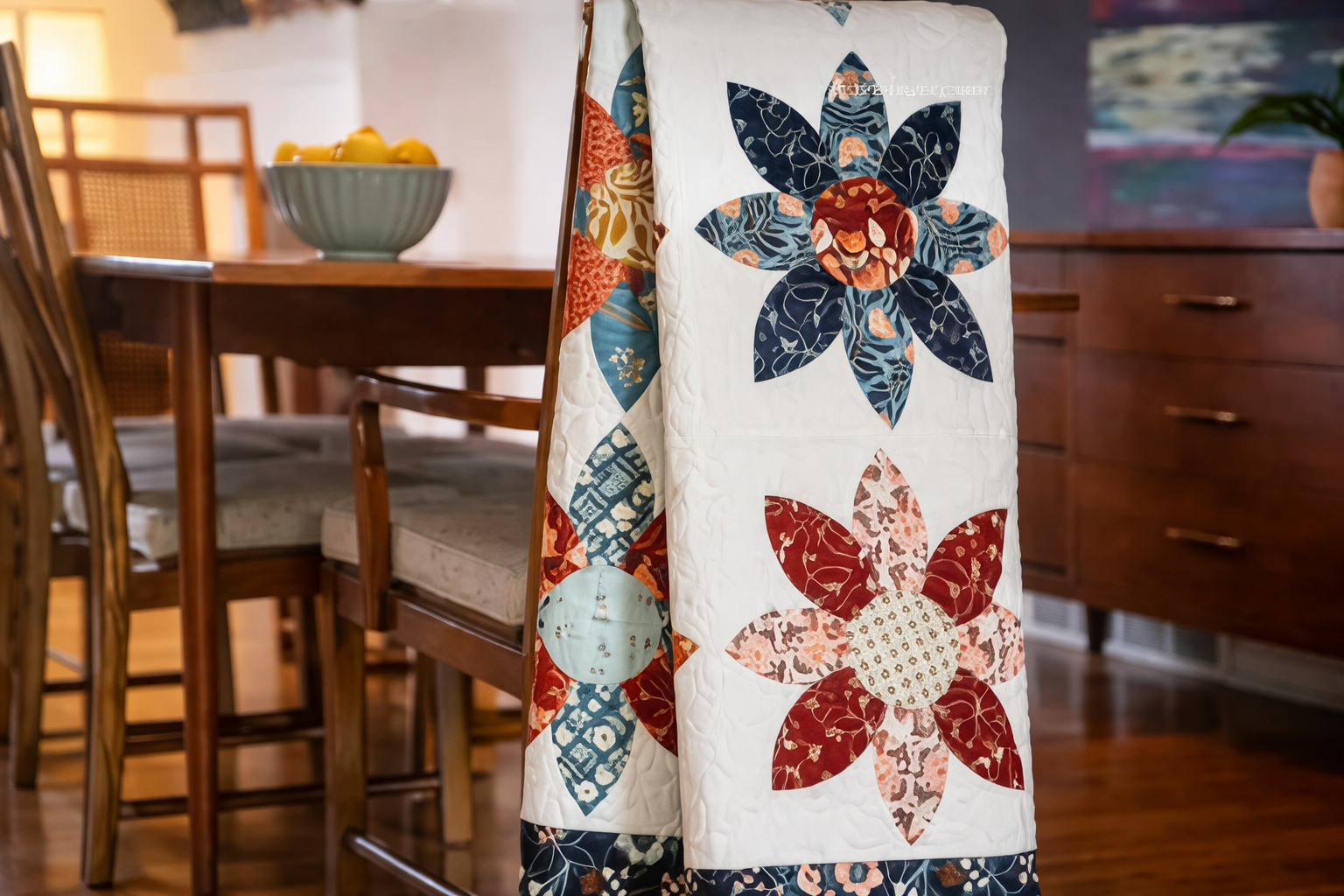 Vintage daisy quilt - Tutorial - Quilt Pattern - Creative.craftsforlove.com