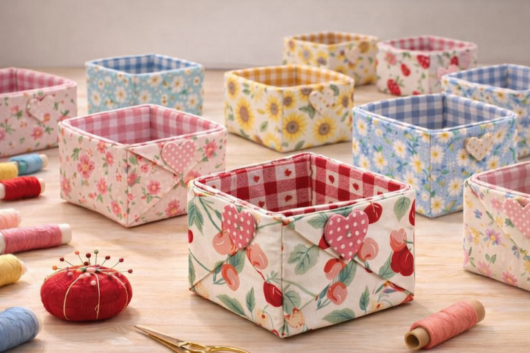 Fabric Storage Box – Quilt Pattern - Creative.craftsforlove.com