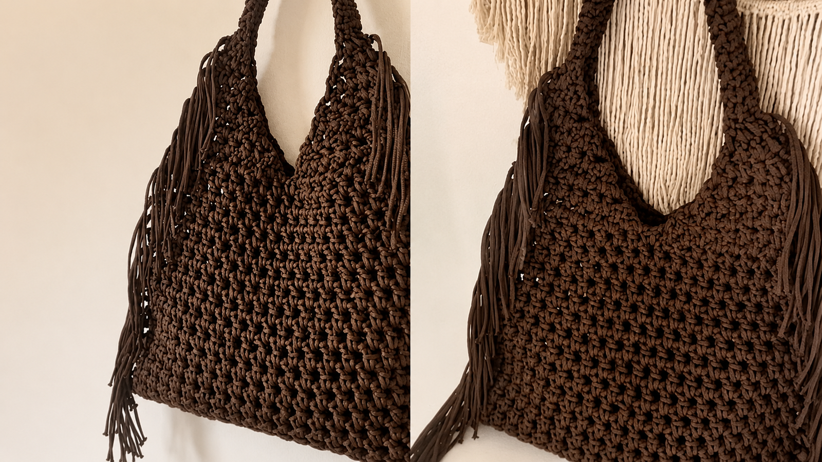 Boho Crochet Bag with Fringe - Pattern - Creative.craftsforlove.com