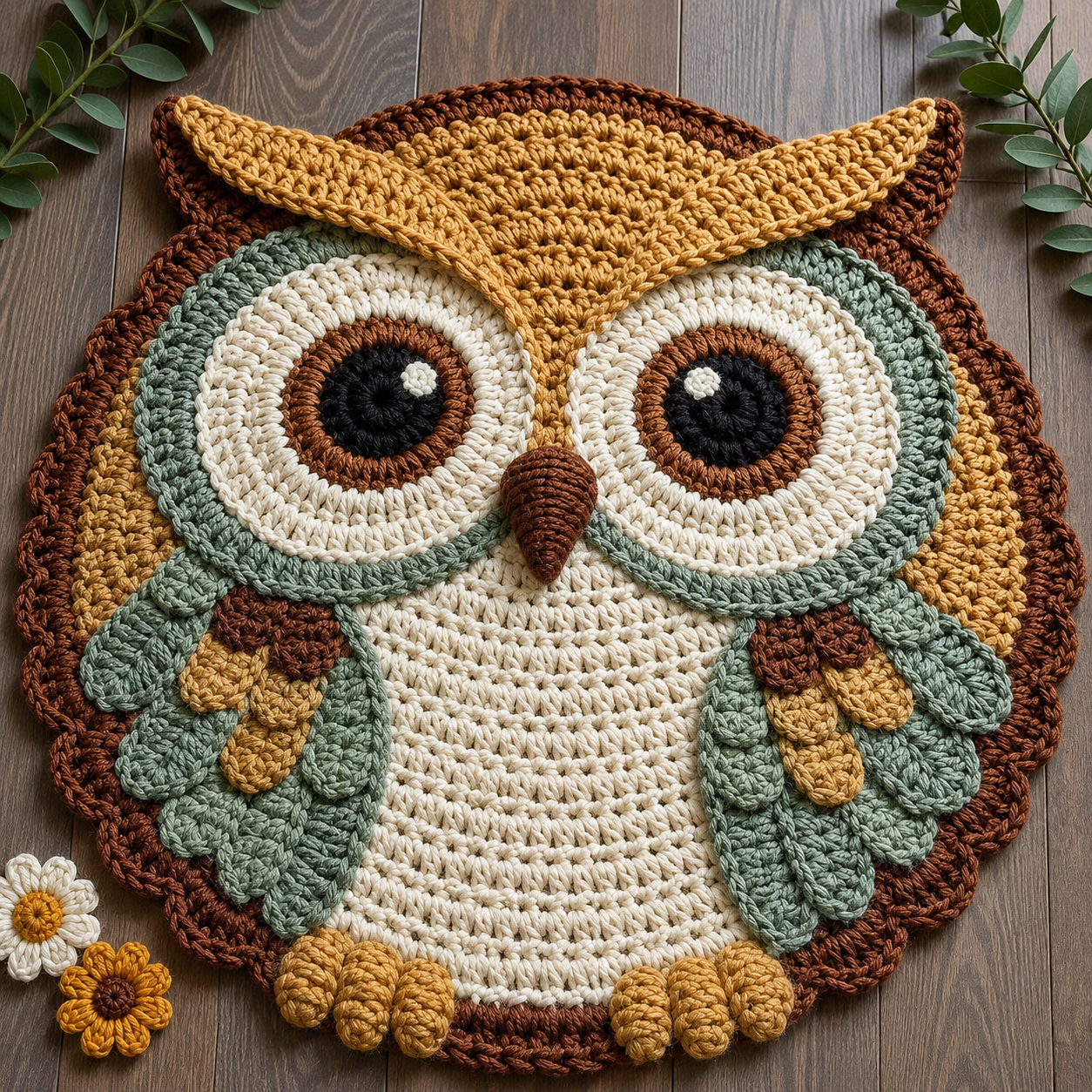 Crochet Owl Tutorial - Pattern - Creative.craftsforlove.com