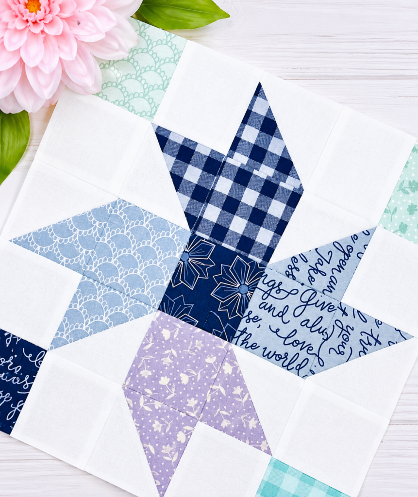 Gingham Star Block – Quilt Pattern - Creative.craftsforlove.com