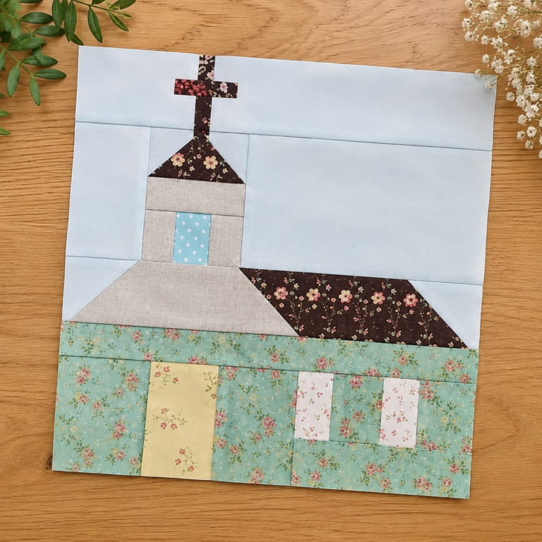 Church Block Step-by-Step - Quilt Pattern - Creative.craftsforlove.com