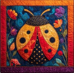 Ladybug Quilt Block Tutorial - Pattern - Creative.craftsforlove.com